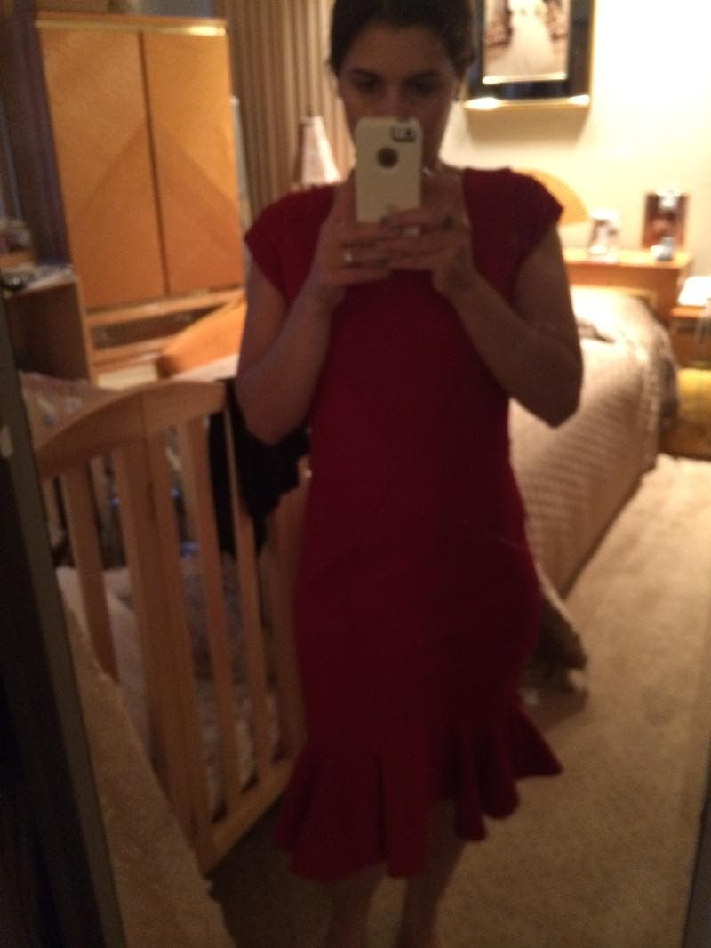 Red Snapper Dress by ZAC Zac Posen | Rent the Runway