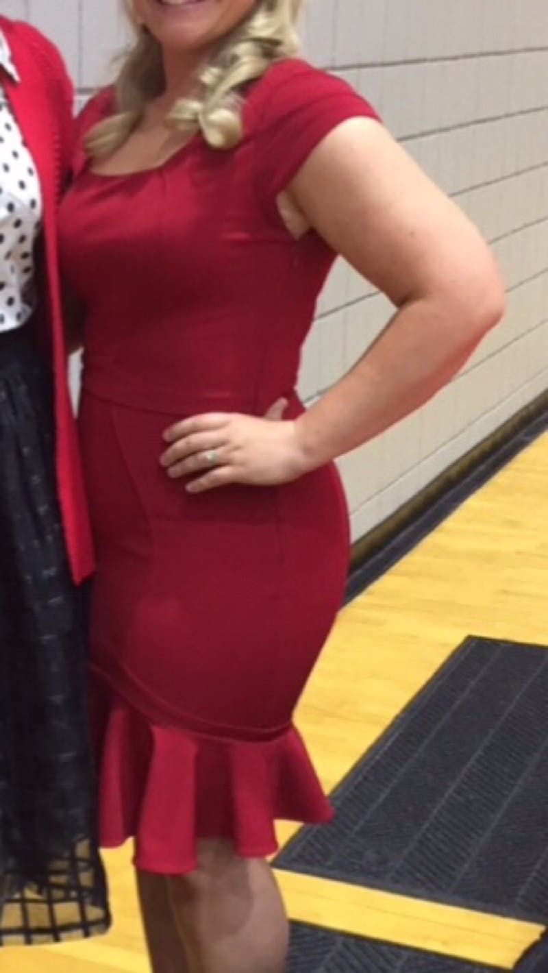 Red Snapper Dress by ZAC Zac Posen | Rent the Runway