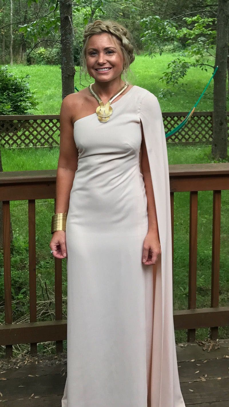 Blush Aria Gown by Jill Jill Stuart | Rent the Runway