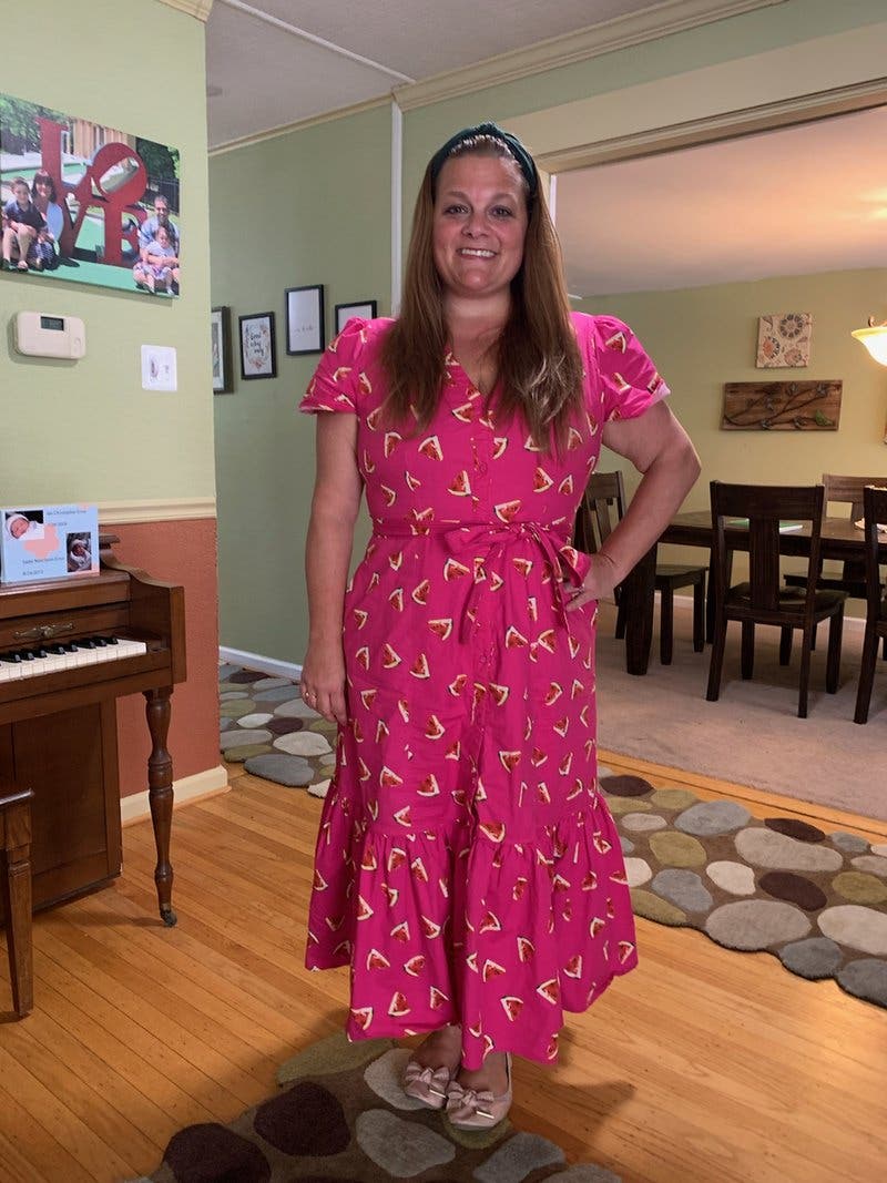 Melon Minnie Dress by Color Me Courtney | Rent the Runway