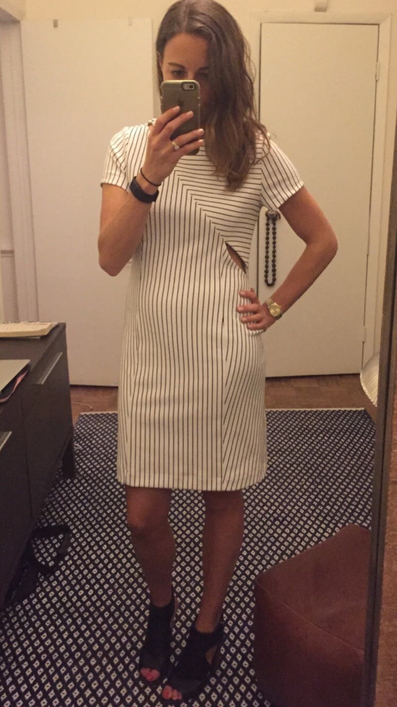 Raina Stripe Sheath by 1 by O2nd | Rent the Runway