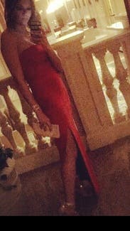 Cardinal Carly Gown by Elizabeth and James for $90 - $100 | Rent the Runway