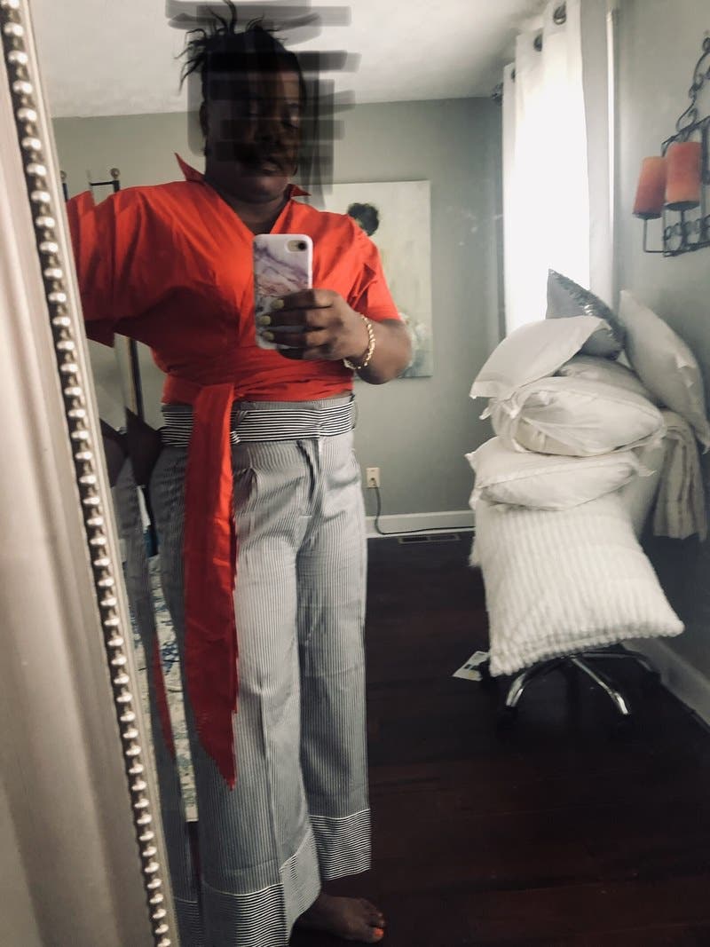 Red Arietta Top by Habitual | Rent the Runway