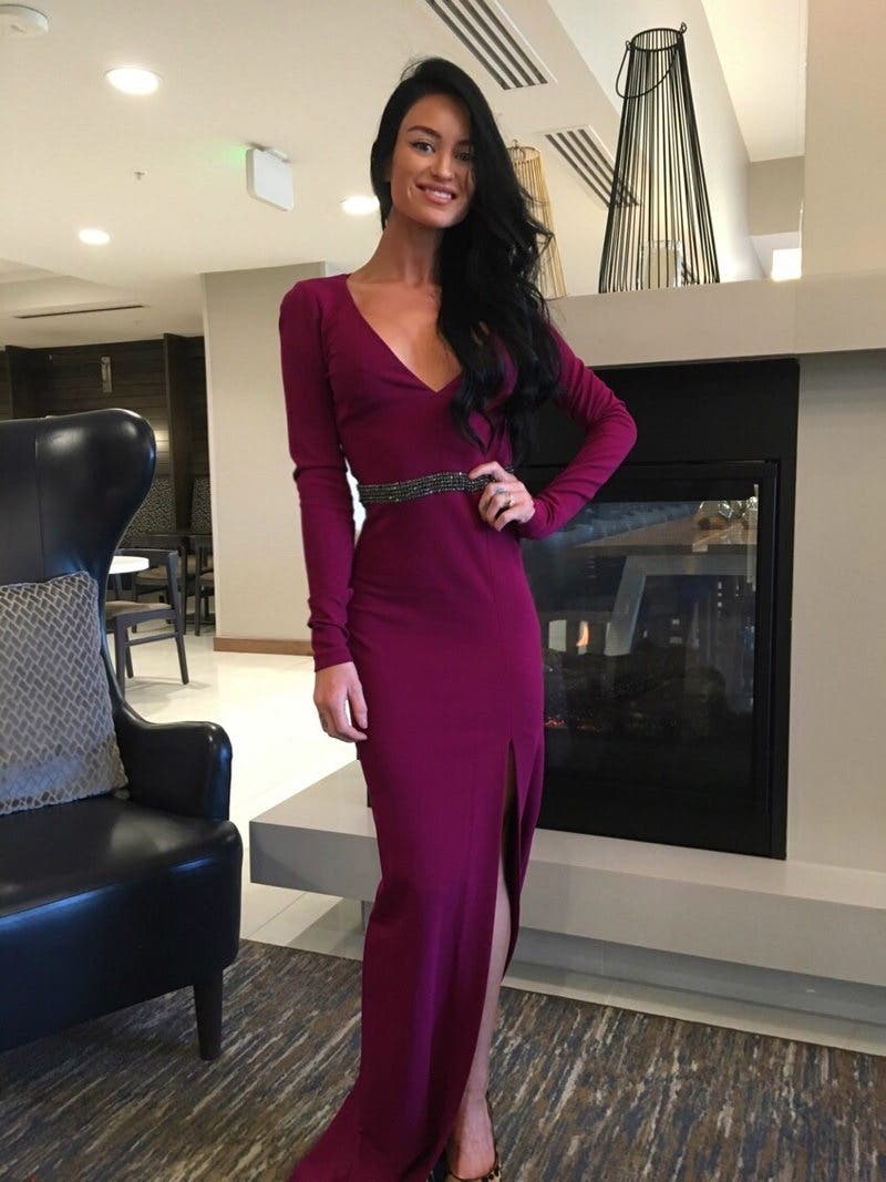 Red Berry Gown by Nicole Miller | Rent the Runway