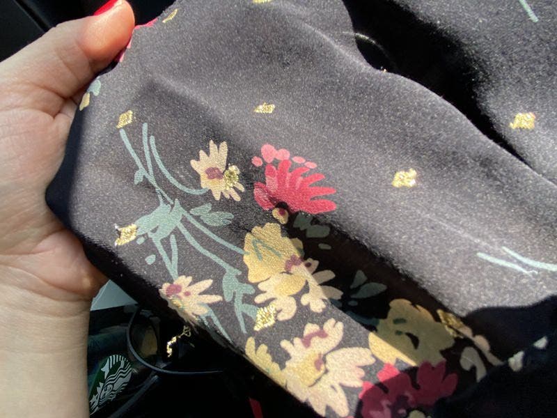 Black Floral Luna Top by Cinq à Sept | Rent the Runway