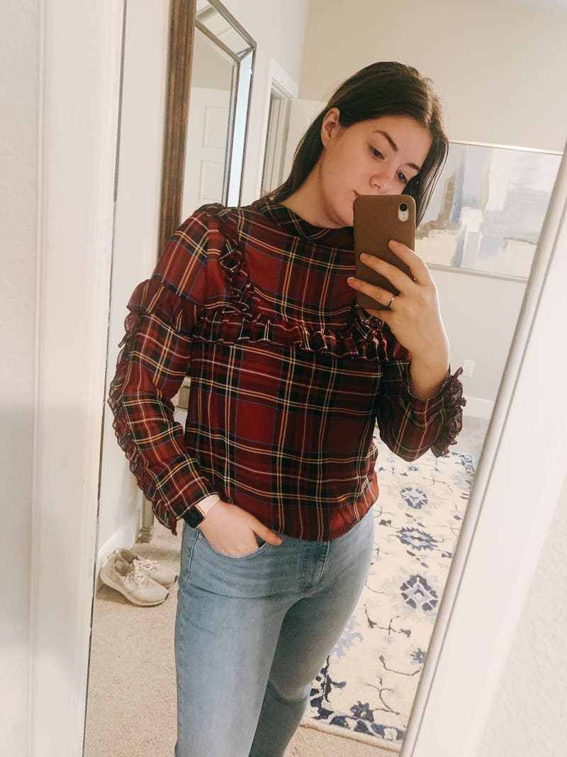 Plaid Girls Club Top by BB Dakota | Rent the Runway