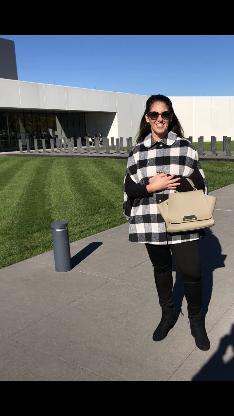 Black Buffalo Check Cape by Draper James X ELOQUII | Rent the Runway