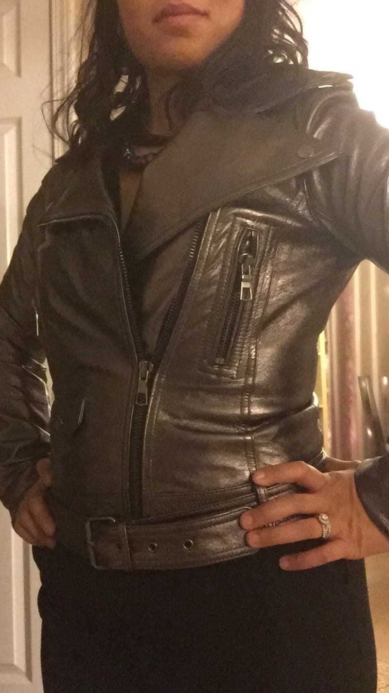 Silver Belfast Moto Jacket by Parker | Rent the Runway
