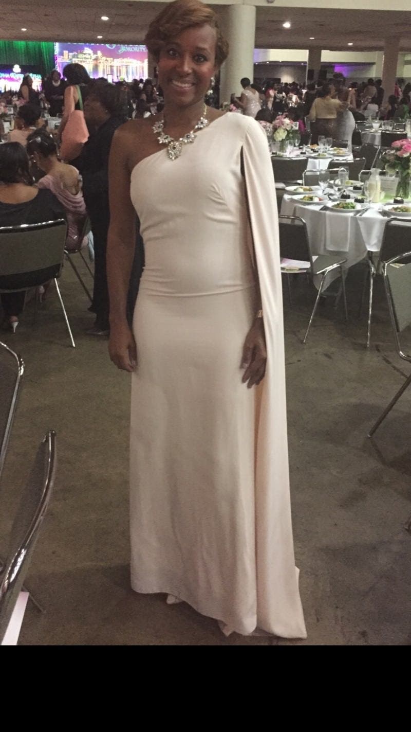 Blush Aria Gown by Jill Jill Stuart | Rent the Runway