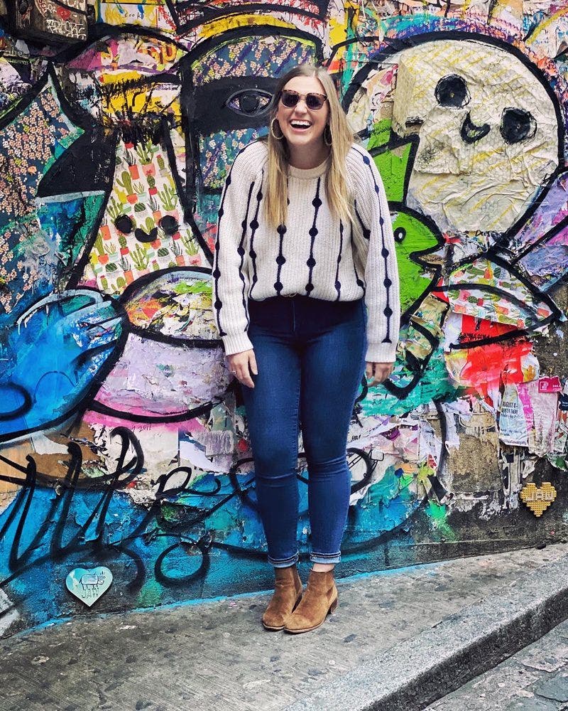 Merino Wool Dot Sweater by Tory Sport | Rent the Runway