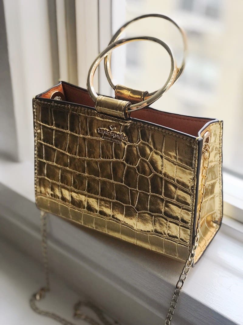 Warm Gold Mini Sam Bag by kate spade new york accessories | Rent the Runway