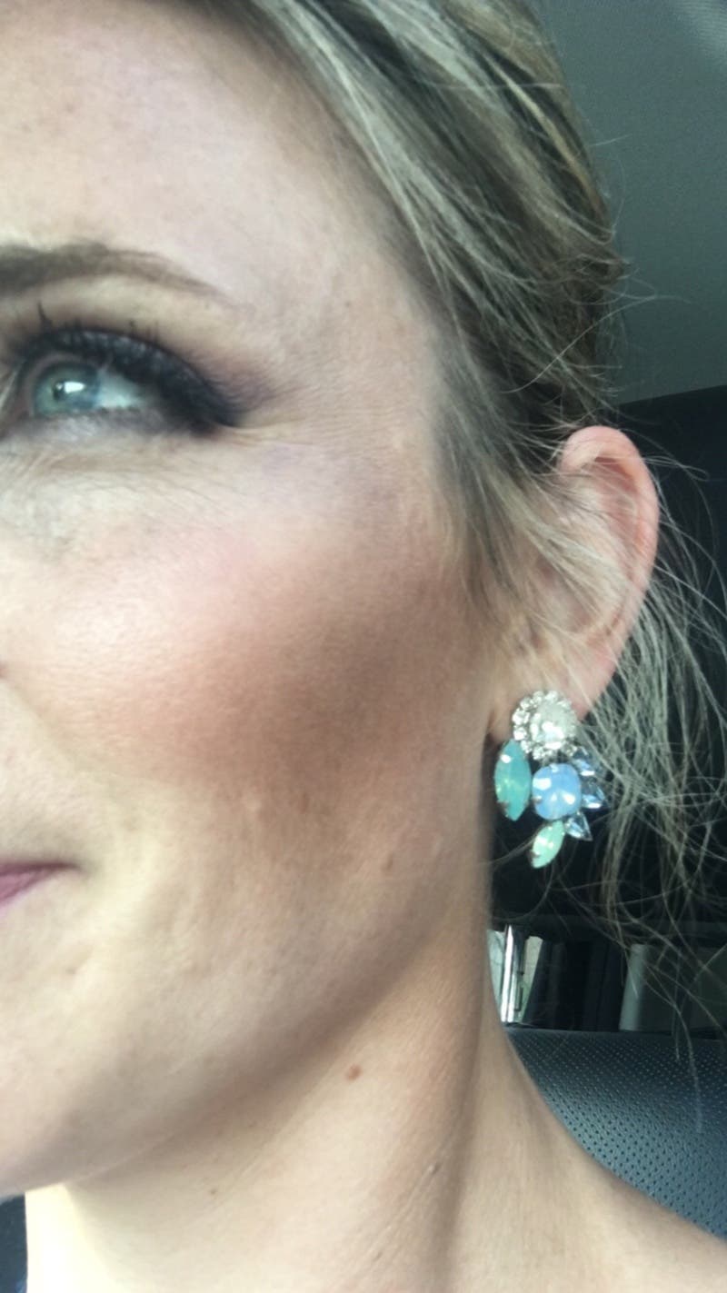 Midnight Emerald Crystal Cluster Studs by Tova | Rent the Runway
