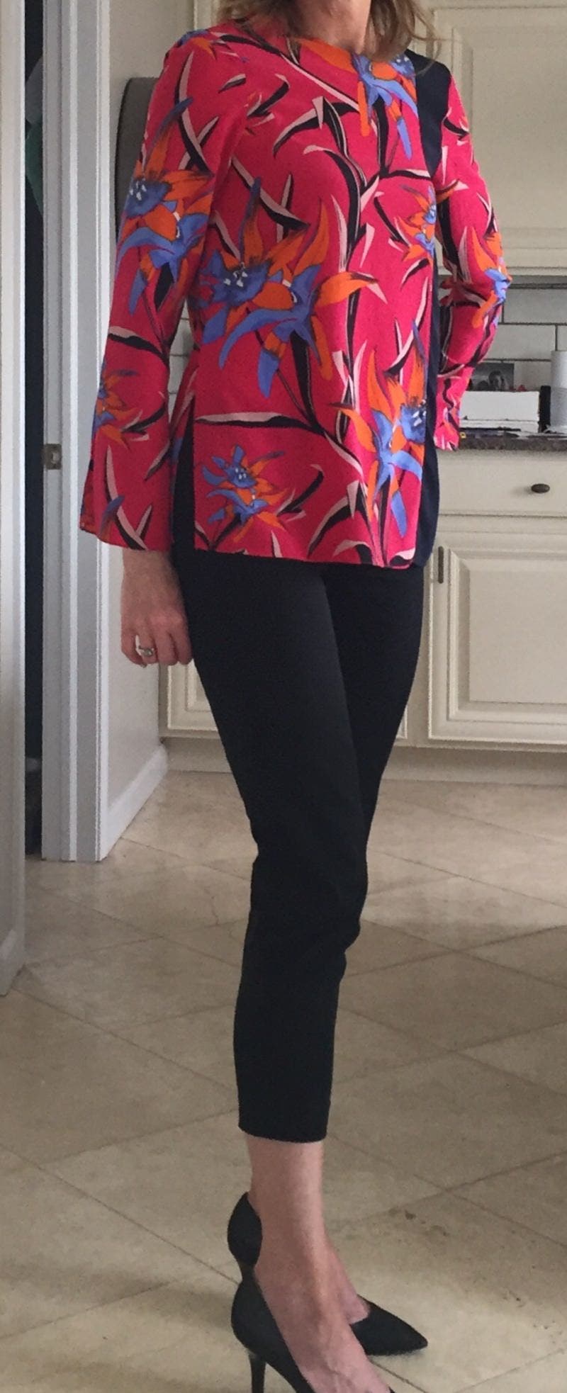 Side Slit Blouse by Diane von Furstenberg | Rent the Runway