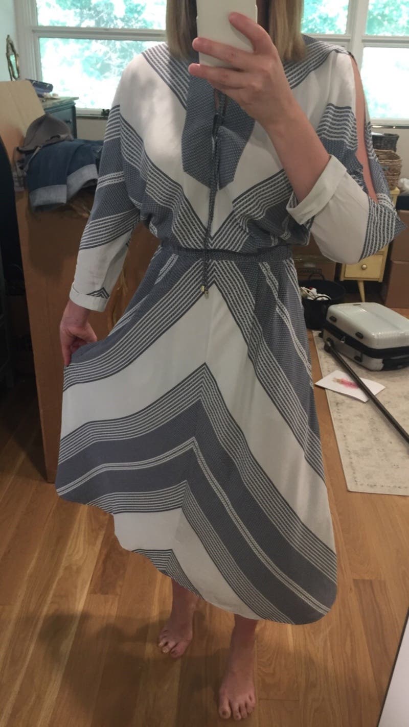 Blue Dusky Desert Dress by Derek Lam 10 Crosby | Rent the Runway