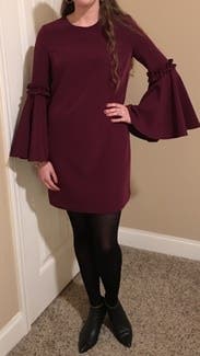 Cady Bell Sleeve Dress by Milly | Rent the Runway