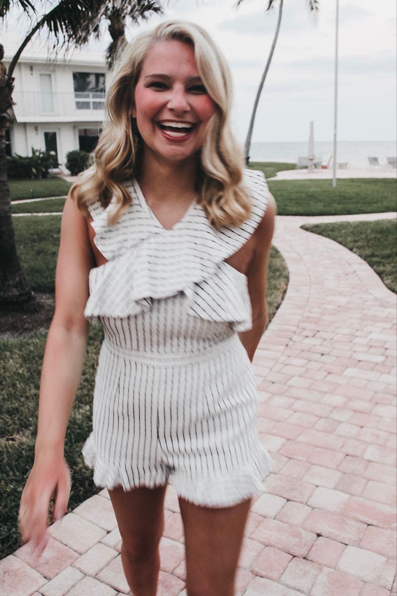 Marlee Romper by AMUR | Rent the Runway