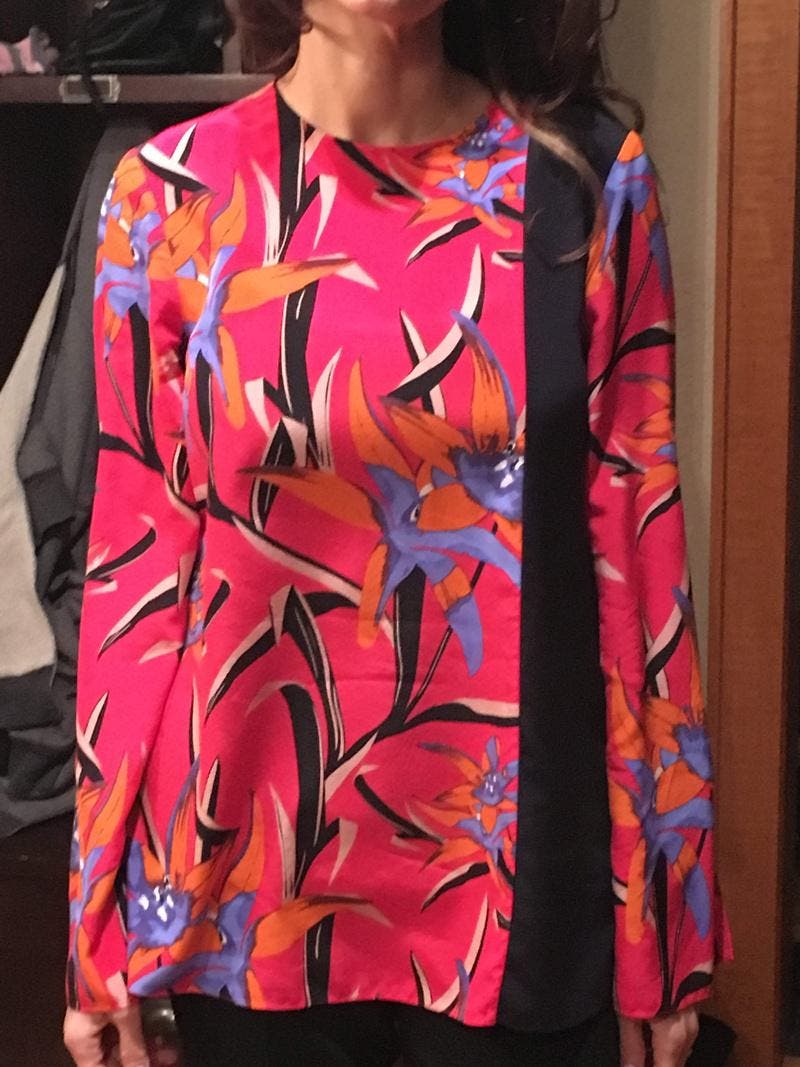 Side Slit Blouse by Diane von Furstenberg | Rent the Runway