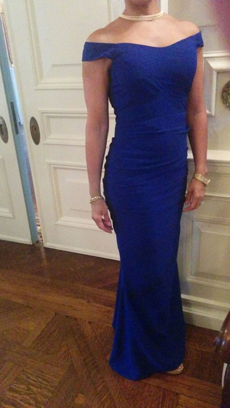 Blue Vive Gown by Nicole Miller | Rent the Runway