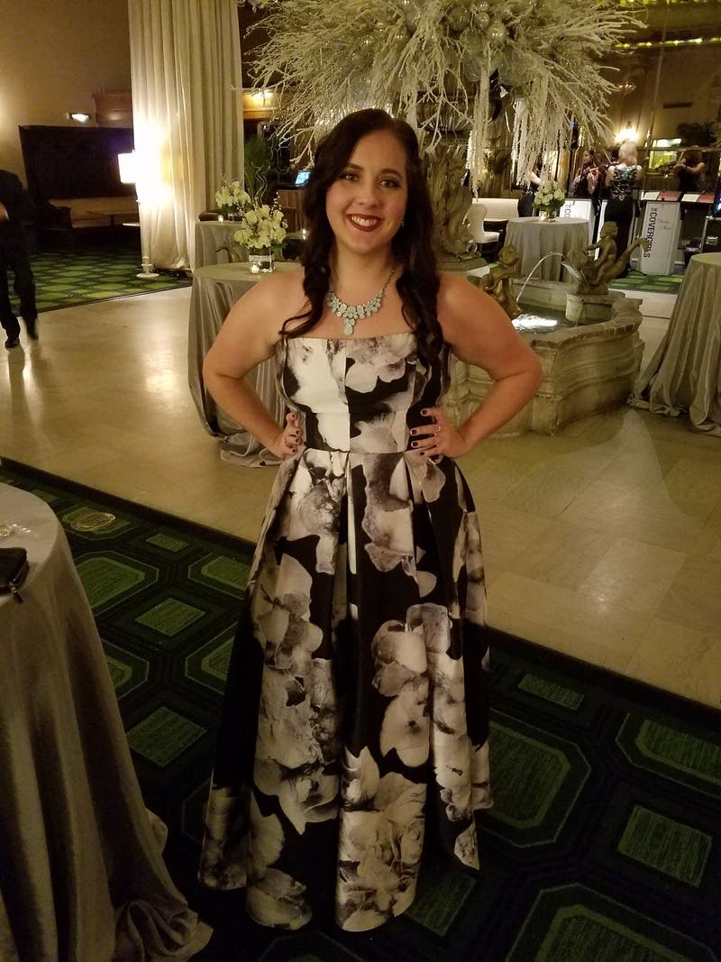 Silver Mikado Gown by ML Monique Lhuillier | Rent the Runway