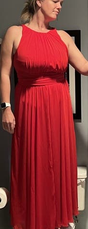 Ruby Red Gala Gown by Badgley Mischka | Rent the Runway