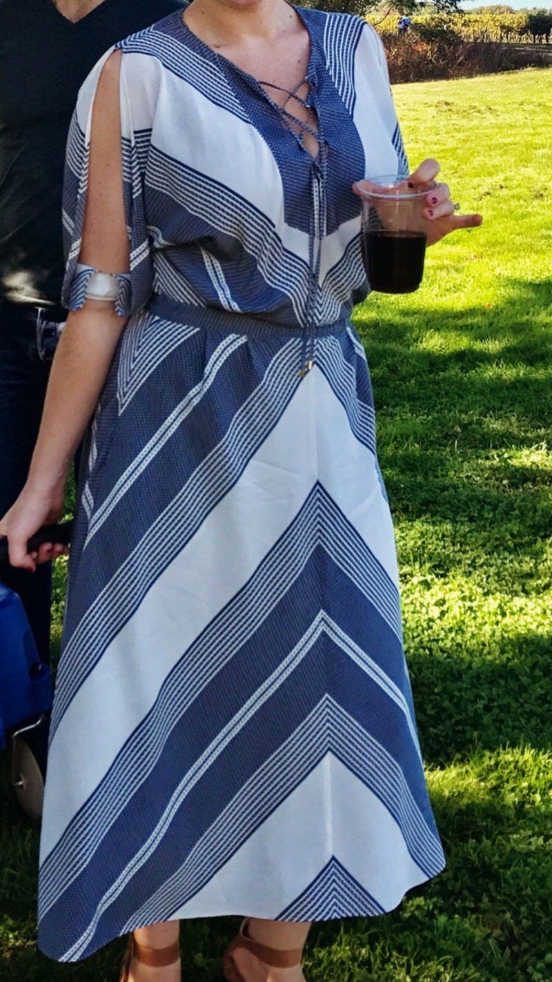 Blue Dusky Desert Dress by Derek Lam 10 Crosby | Rent the Runway