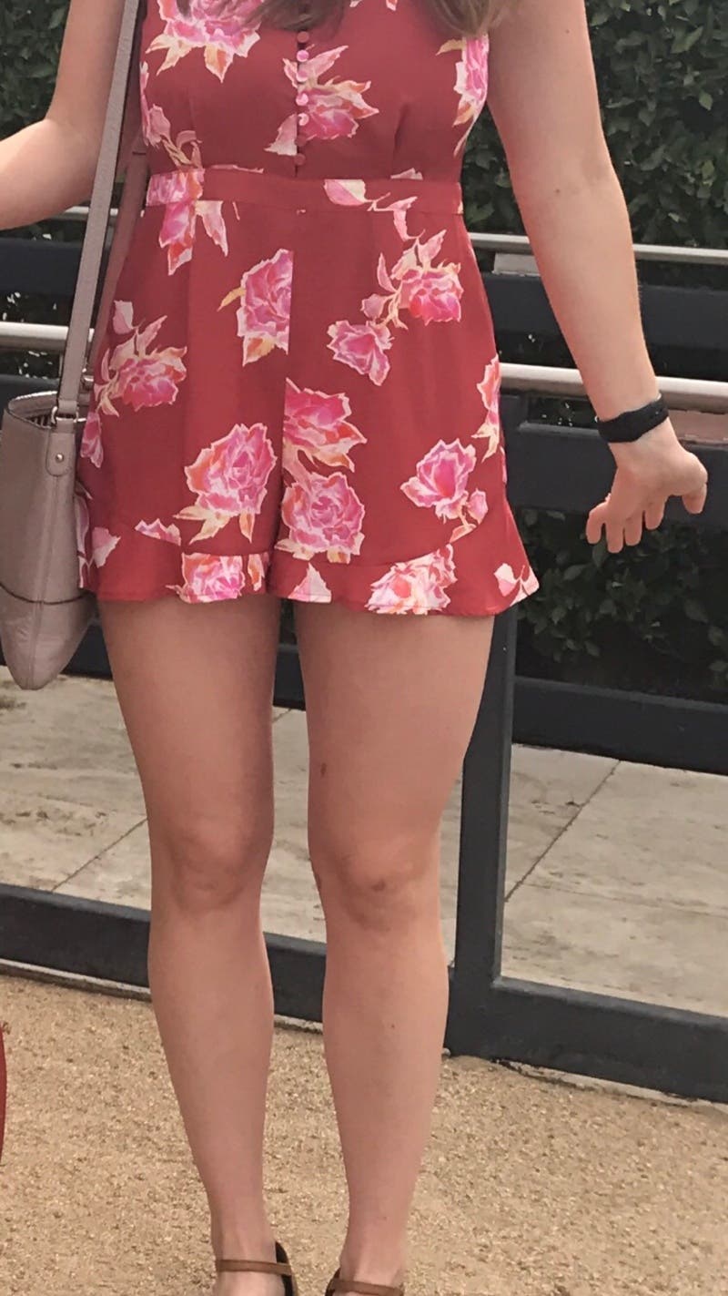 Red Jayme Romper by Greylin | Rent the Runway