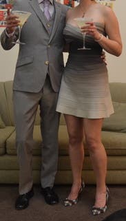 Shea Ombre Dress by Hervé Léger | Rent the Runway