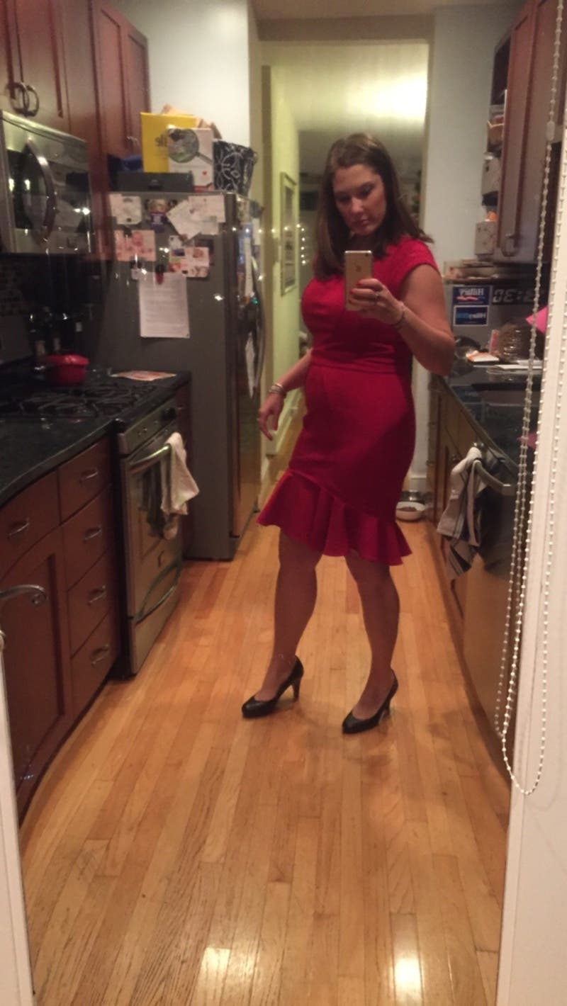 Red Snapper Dress by ZAC Zac Posen | Rent the Runway