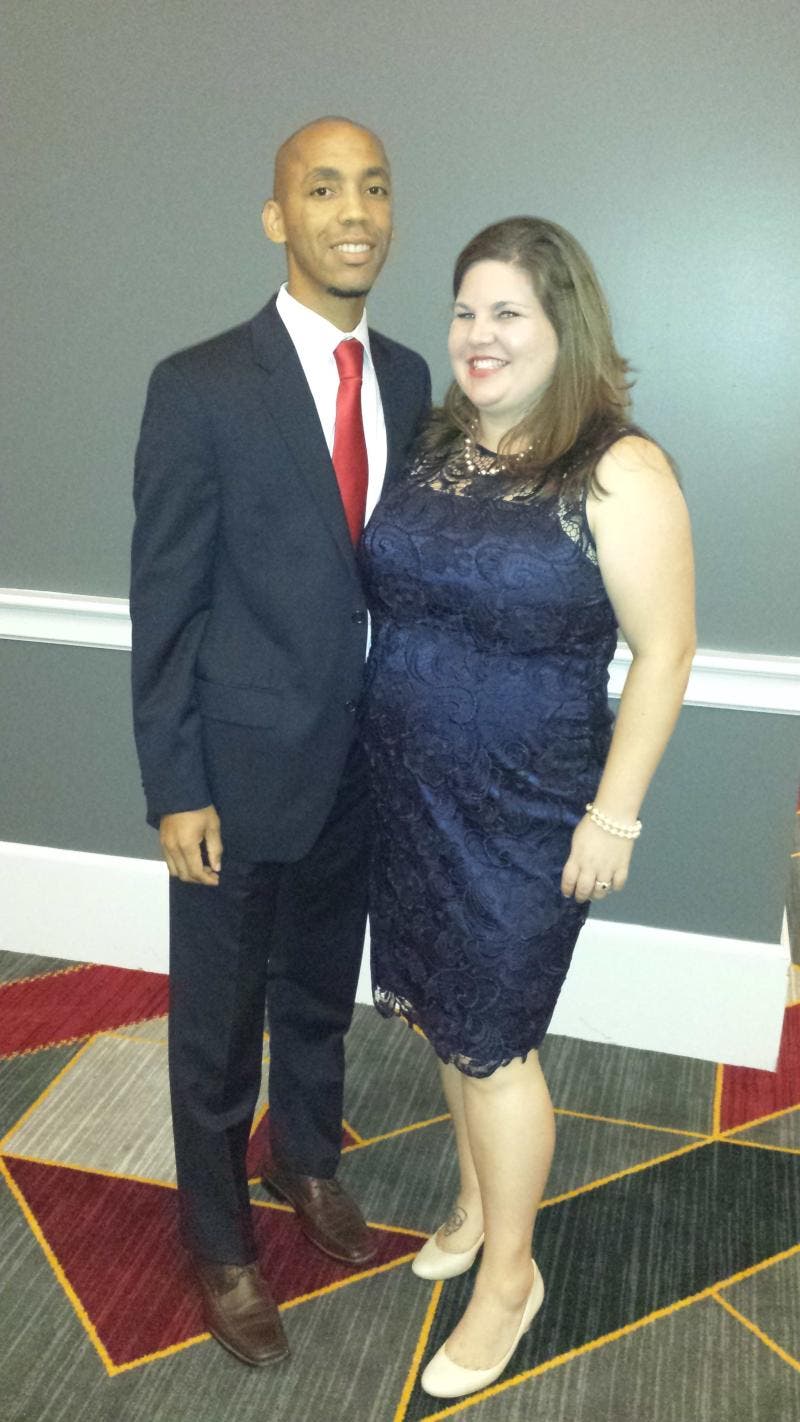 Dainty Danika Goes Navy Sheath by Adrianna Papell | Rent the Runway