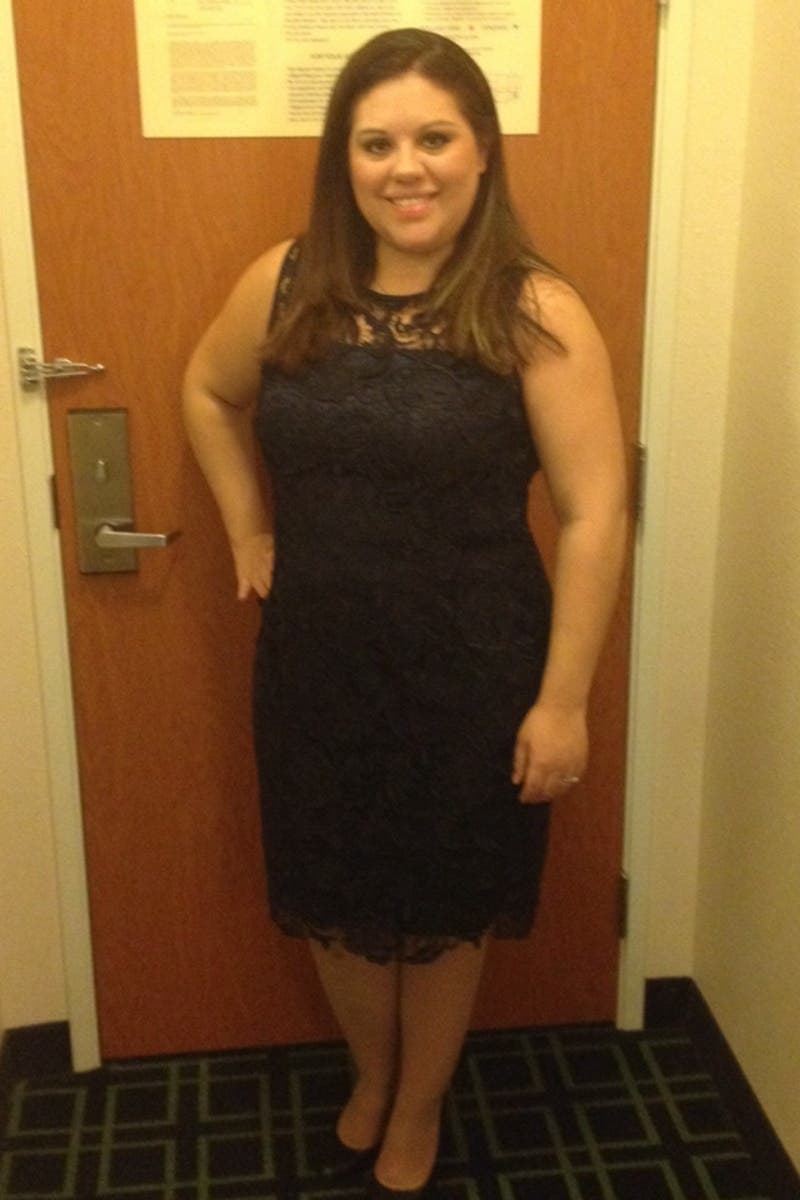 Dainty Danika Goes Navy Sheath by Adrianna Papell | Rent the Runway