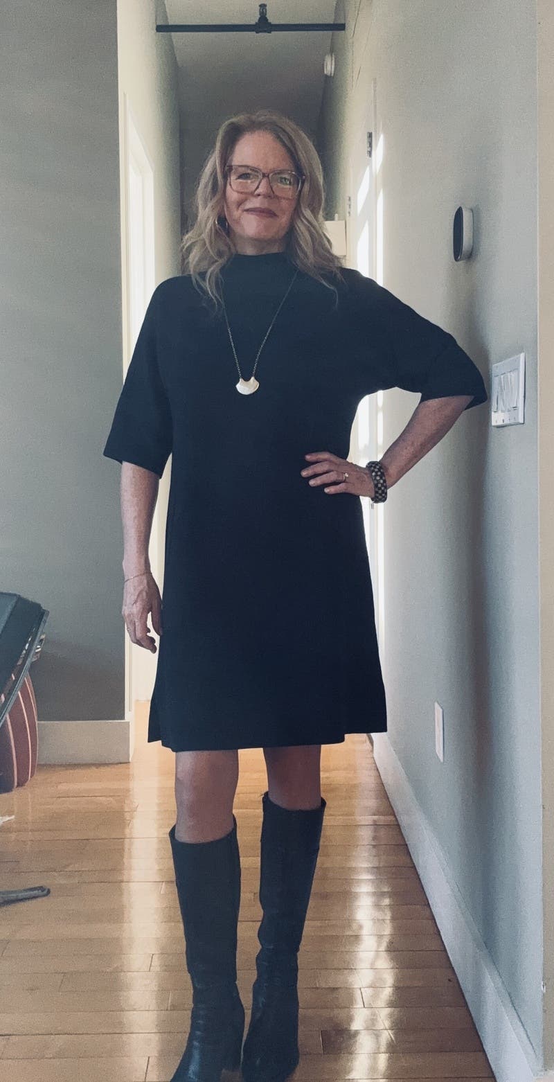 Rowan Funnel Neck Dress by Ann Mashburn | Rent the Runway