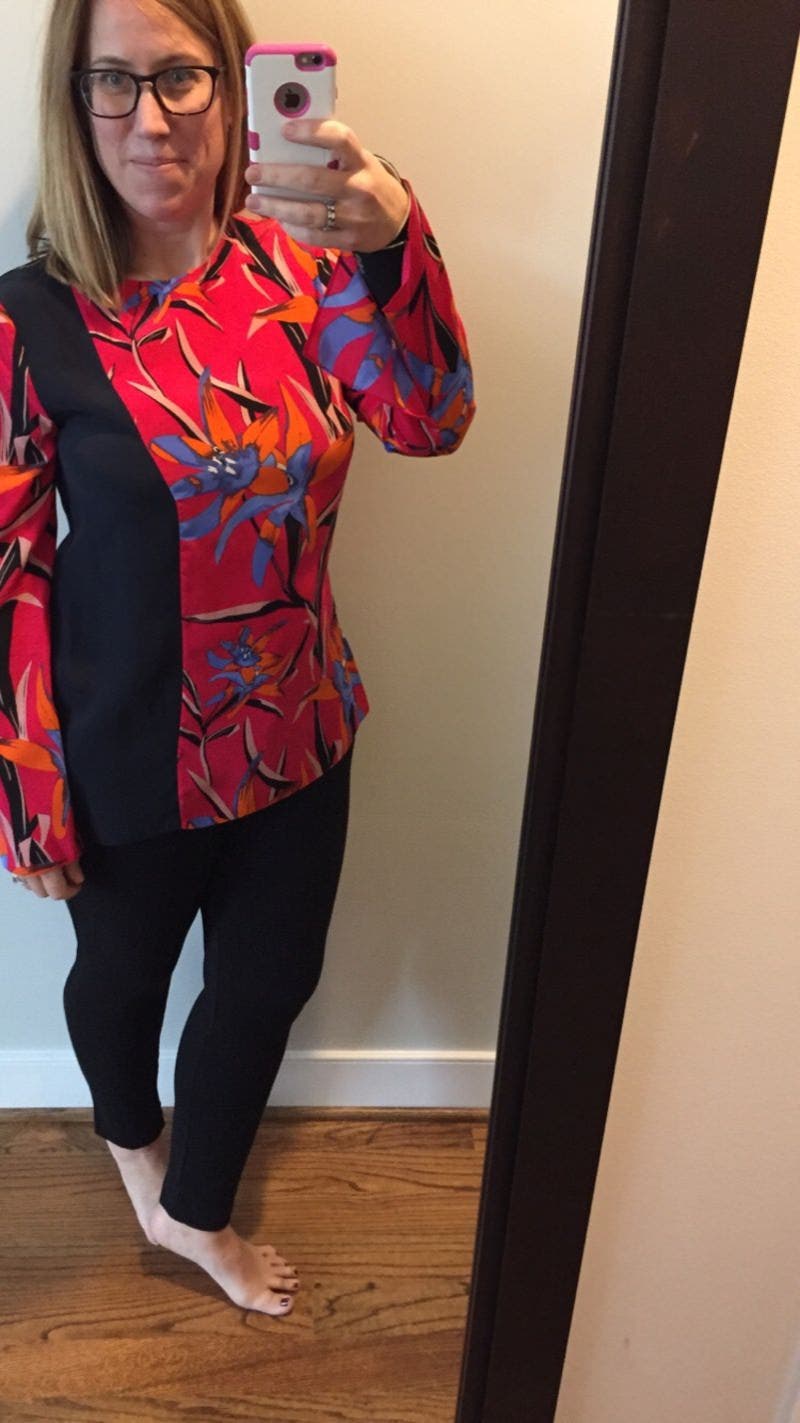 Side Slit Blouse by Diane von Furstenberg | Rent the Runway