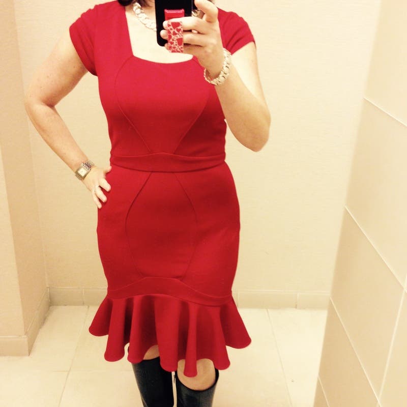 Red Snapper Dress by ZAC Zac Posen | Rent the Runway