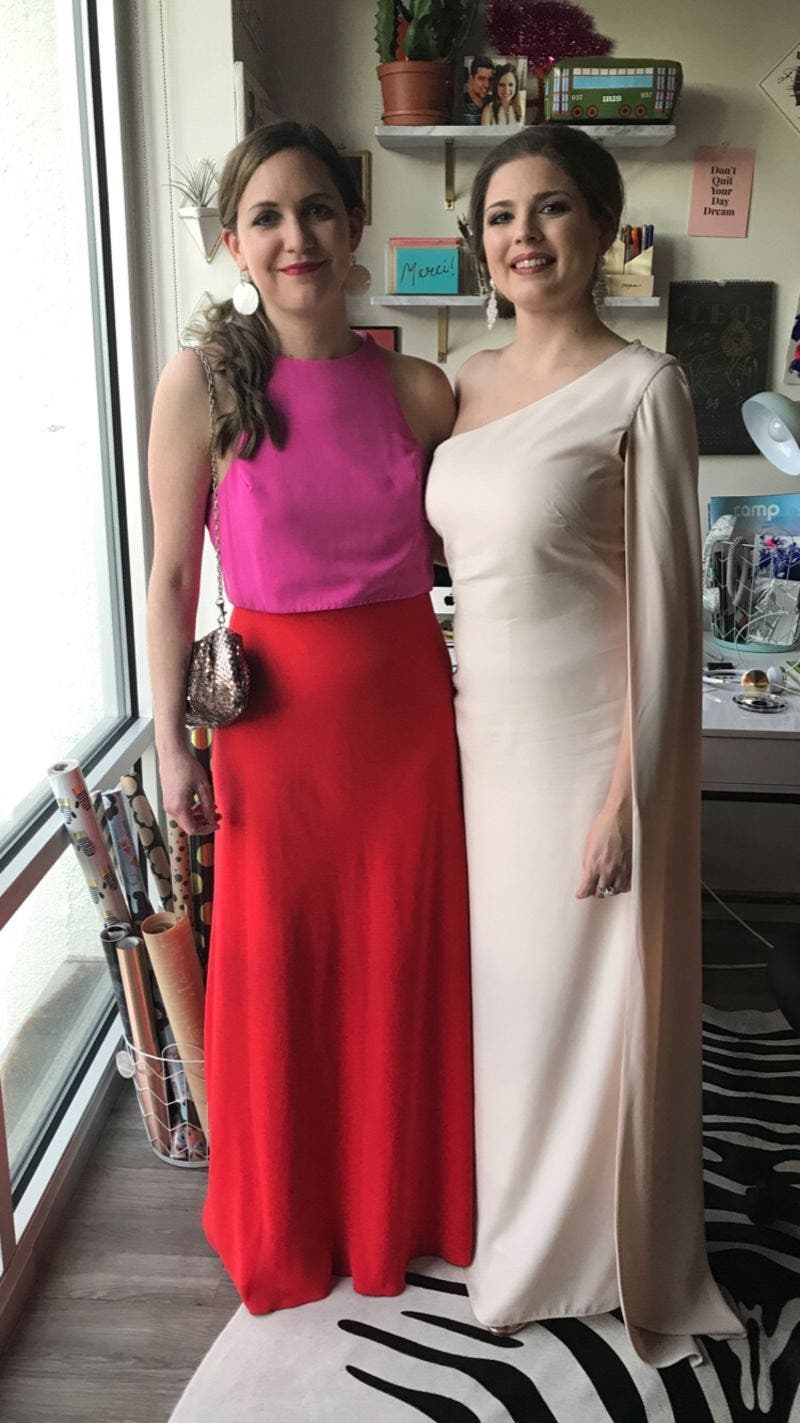 Blush Aria Gown by Jill Jill Stuart | Rent the Runway