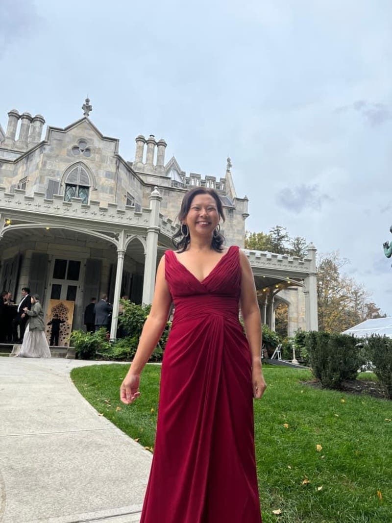 Red Maria Gown by WATTERS | Rent the Runway