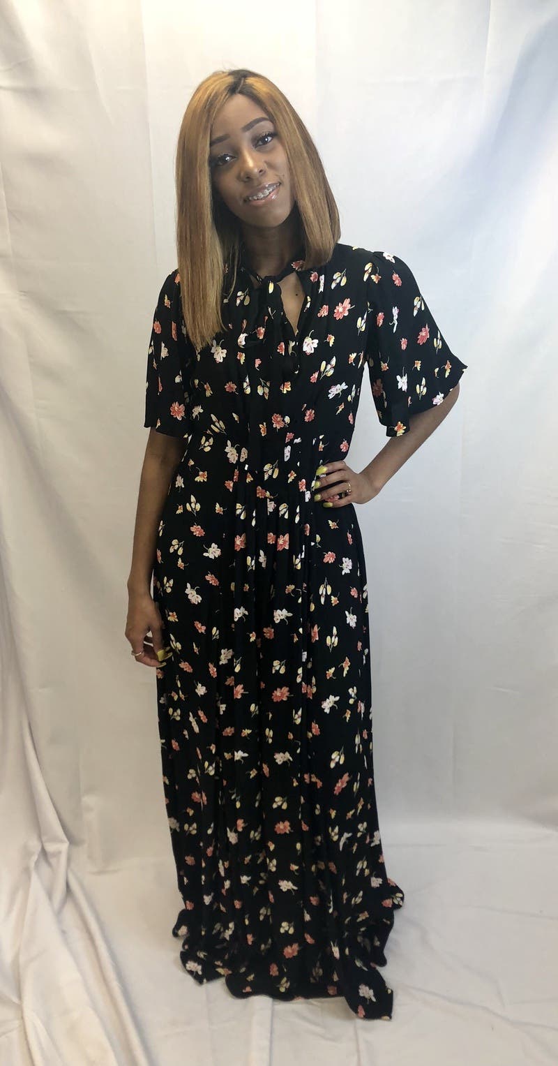 Semi Couture Tieback Maxi by byTiMo | Rent the Runway