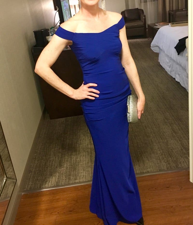 Blue Vive Gown by Nicole Miller | Rent the Runway