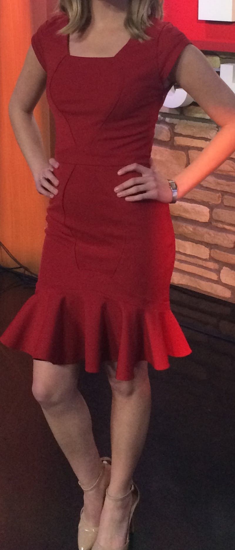 Red Snapper Dress by ZAC Zac Posen | Rent the Runway