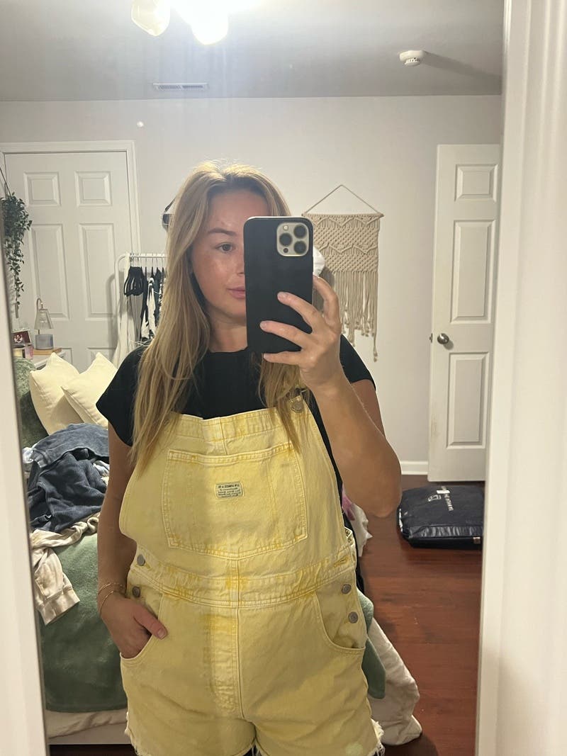 Yellow Vintage Shortalls by Levi's | Rent the Runway