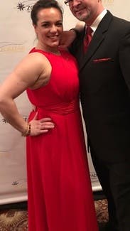 Ruby Red Gala Gown by Badgley Mischka | Rent the Runway