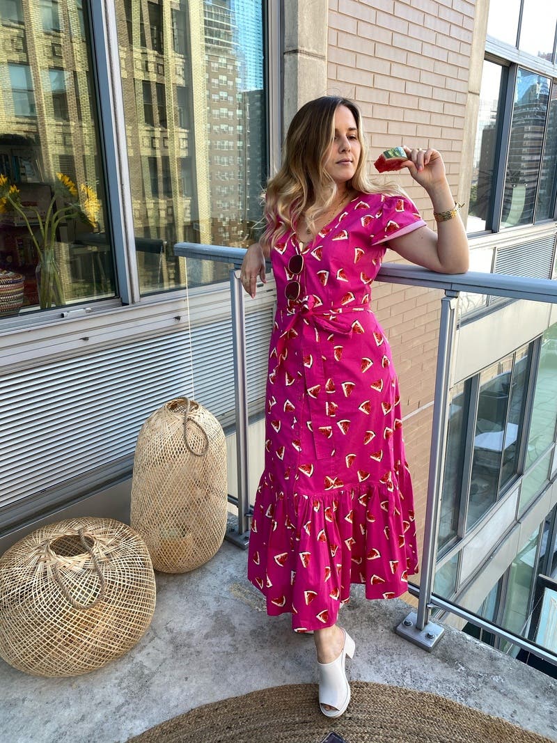 Melon Minnie Dress by Color Me Courtney | Rent the Runway