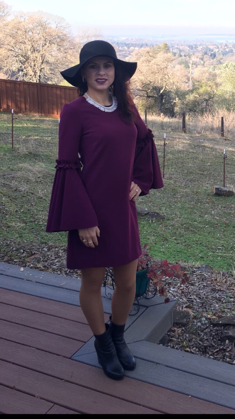 Cady Bell Sleeve Dress by Milly | Rent the Runway