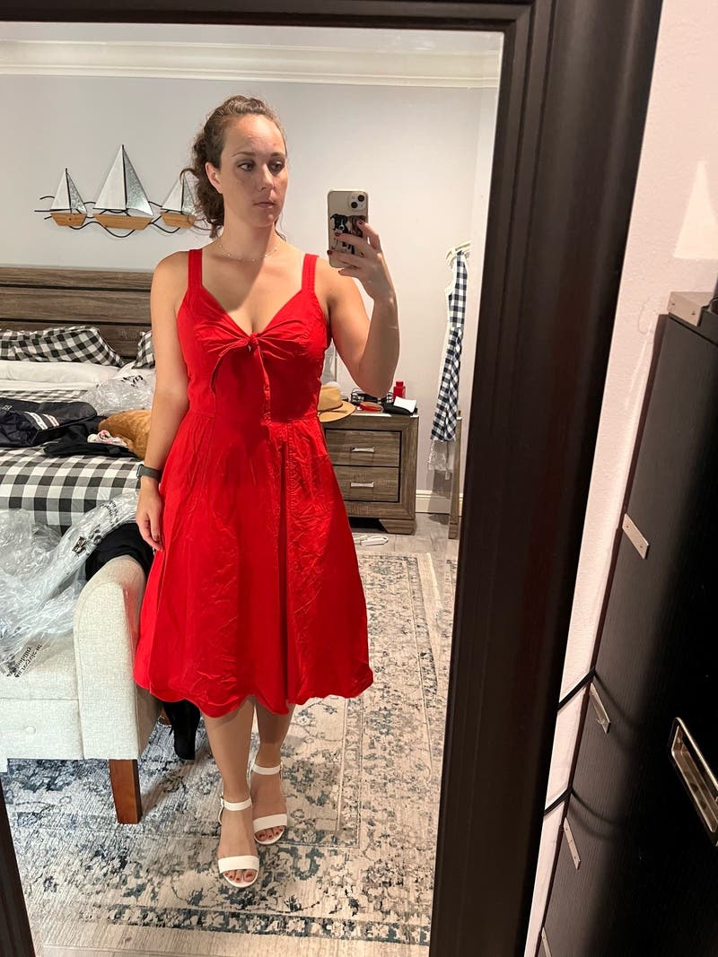 Red Coco Dress by Color Me Courtney | Rent the Runway